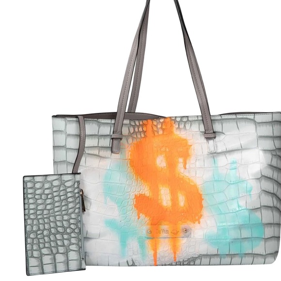DE VESI | Bags | De Vesi Hand Painted Money Bag Nwt | Poshmark